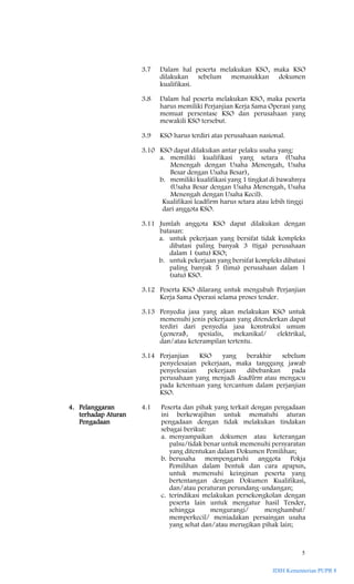 A. standar dokumen kualifikasi | PDF