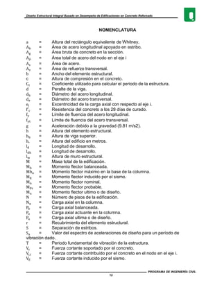 Diseño Estructural Integral Basado en Desempeño de Edificaciones en ...