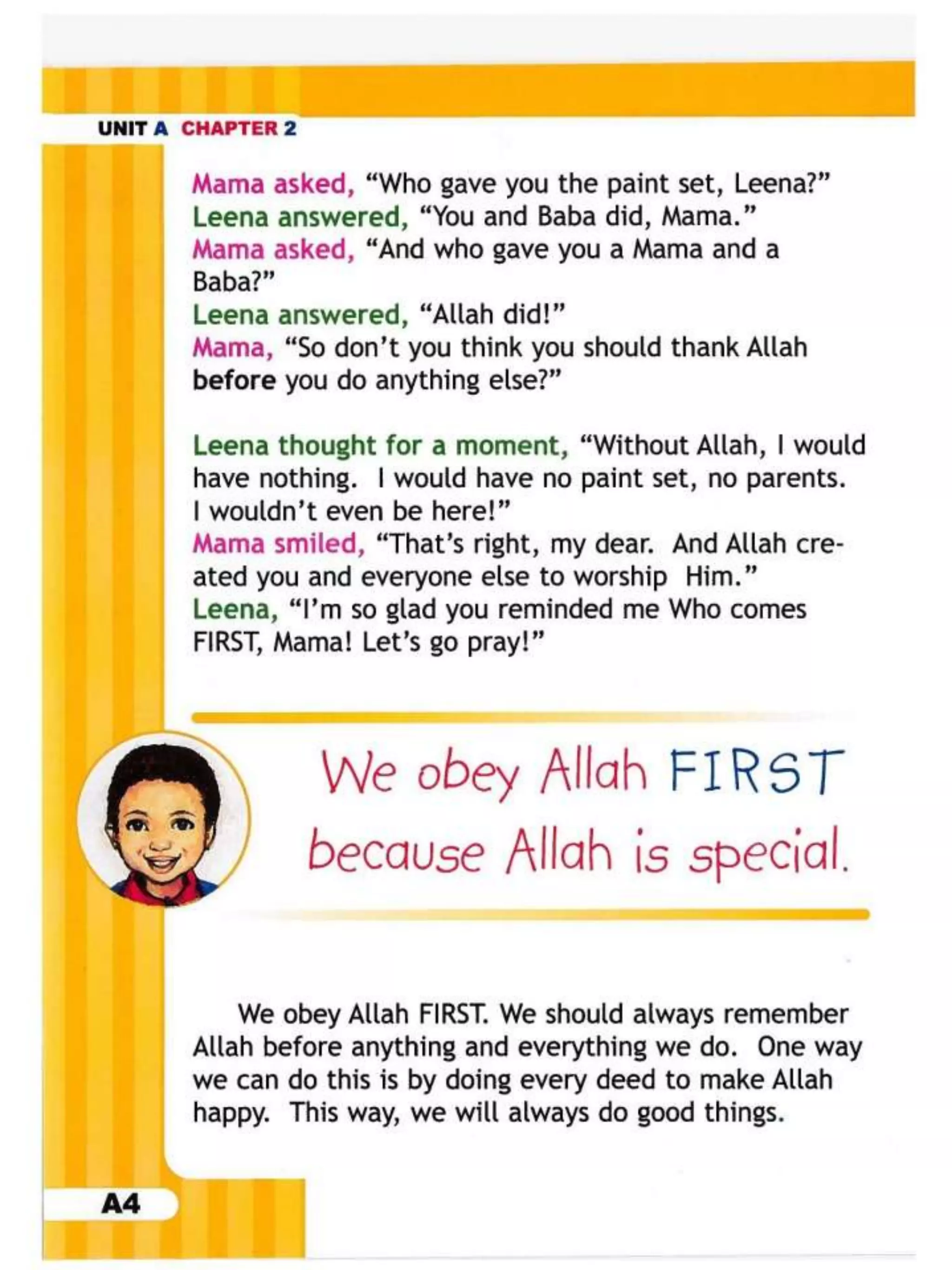 A 1 (i think of allah first) | PPTX