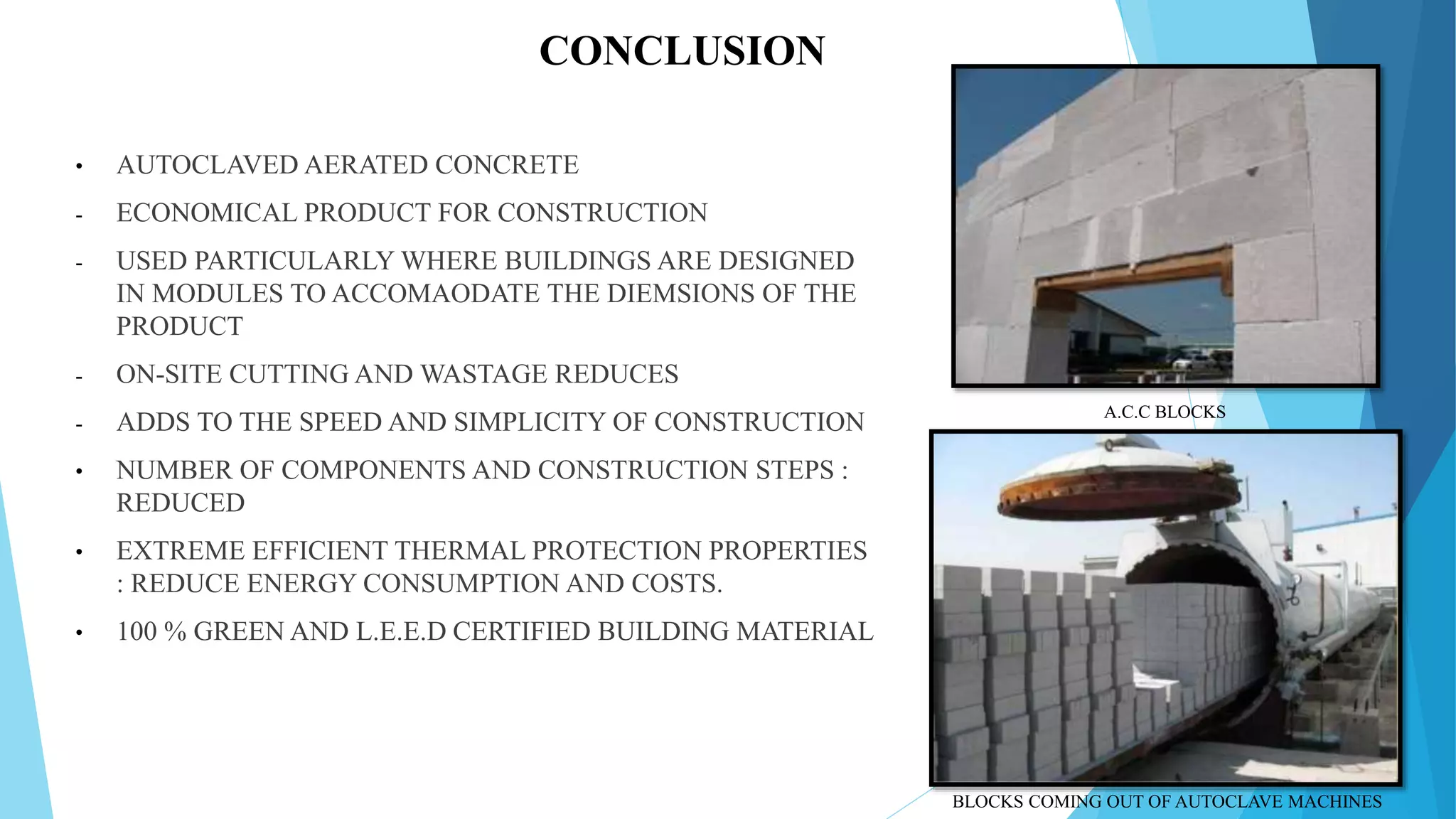 Aerated Autoclave Concrete | PPTX