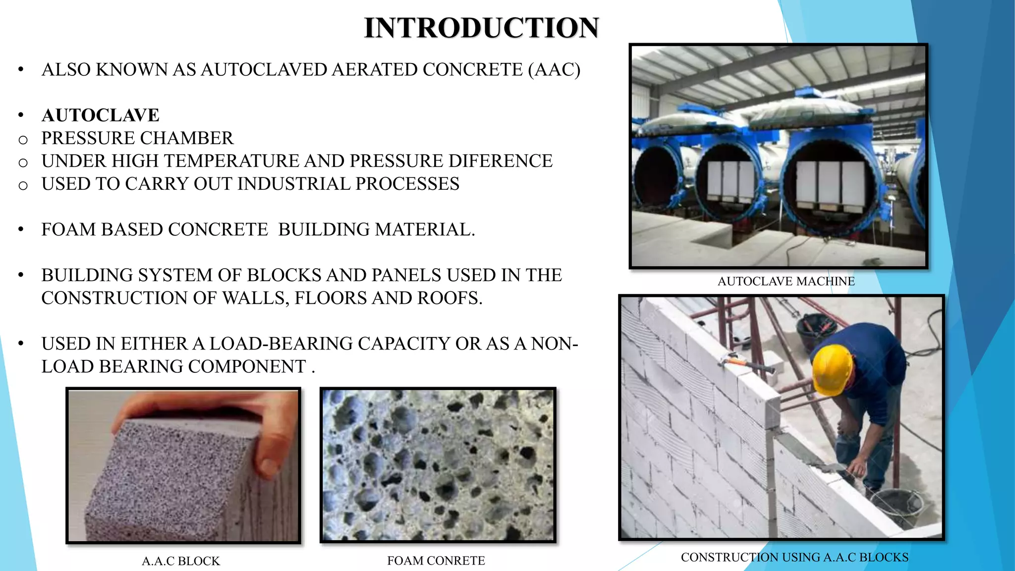 Aerated Autoclave Concrete | PPTX