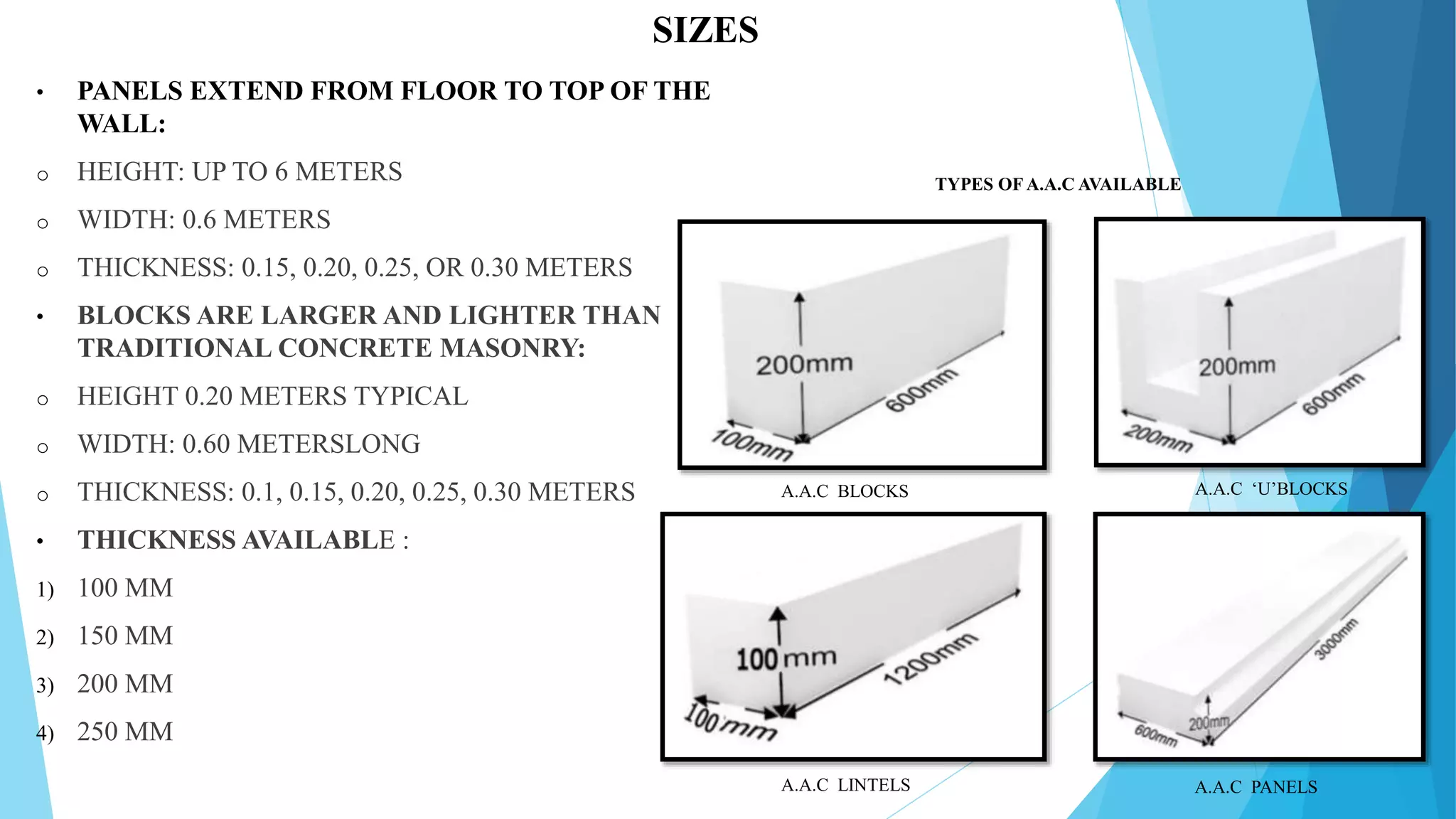 Aerated Autoclave Concrete | PPTX