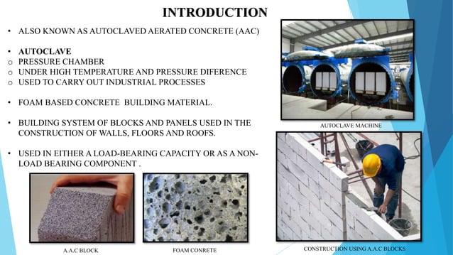 Aerated Autoclave Concrete | PPTX