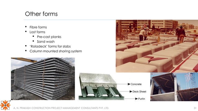 TYPES OF FORMWORK AND THEIR APPLICATION. | PDF