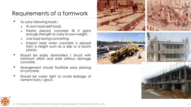 TYPES OF FORMWORK AND THEIR APPLICATION. | PDF