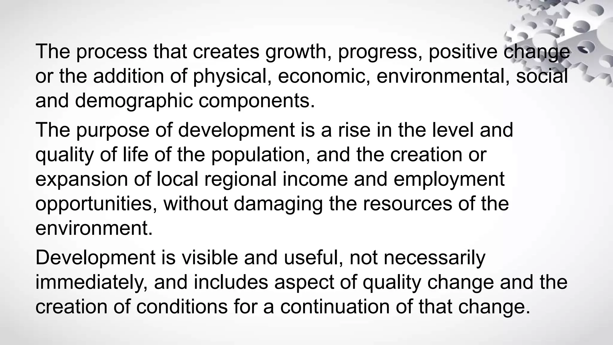 Social Change and Development Concepts | PPTX