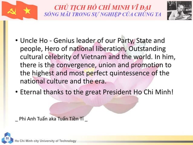 Tiểu sử chủ tịch Hồ Chí Minh | PPTX