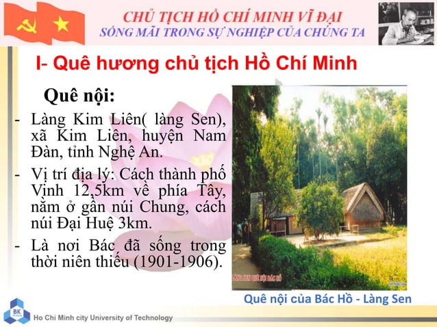 Tiểu sử chủ tịch Hồ Chí Minh | PPTX