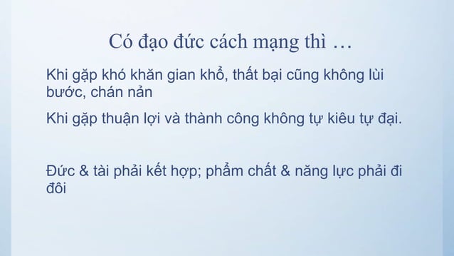 Những chuẩn mực đạo đức trong tư tưởng Hồ Chí Minh | PPTX