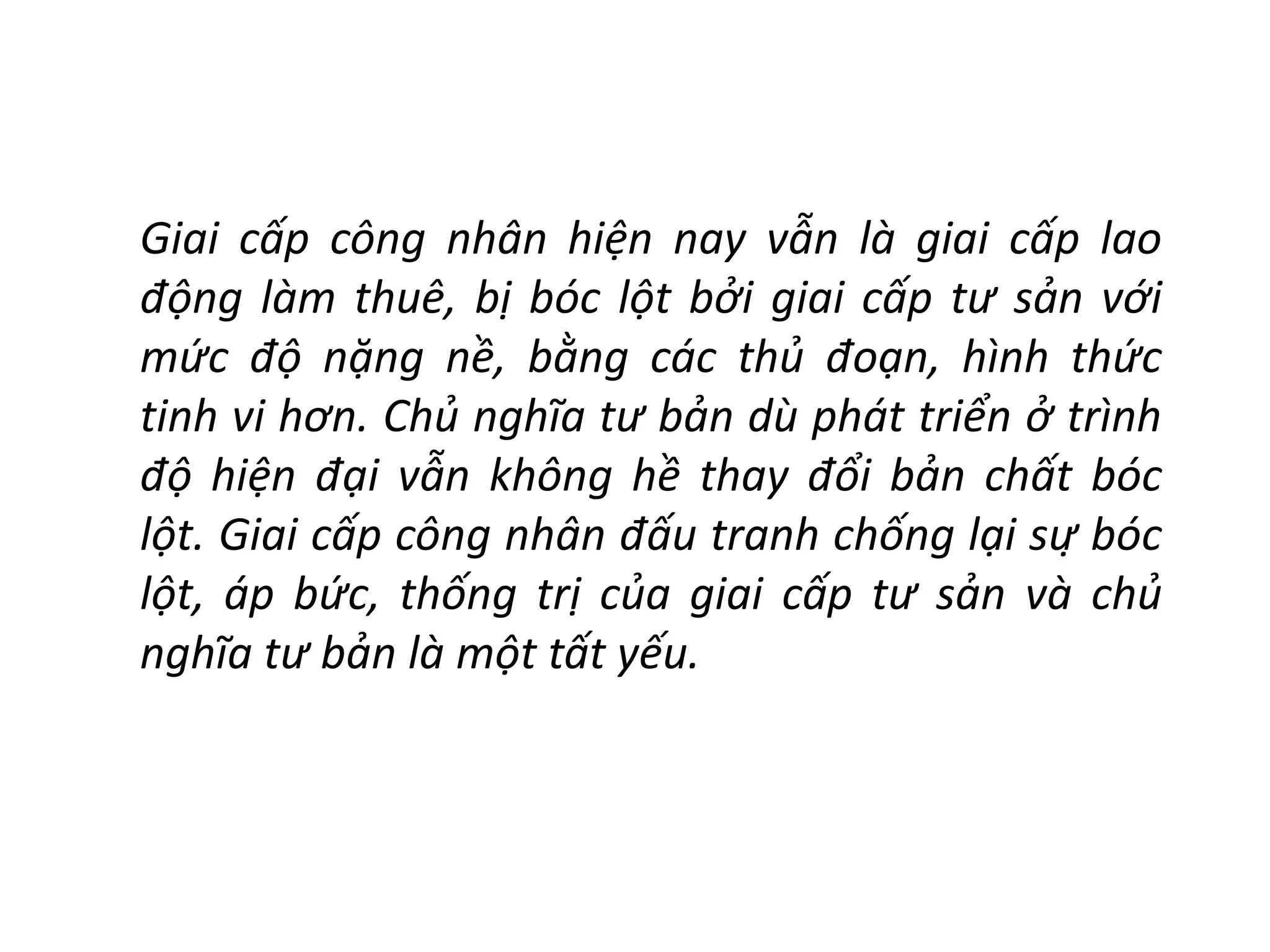 Chương 2. Sứ mệnh lịch sử của giai cấp công nhân | PPTX