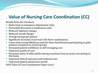 A care coordination handout | PPTX