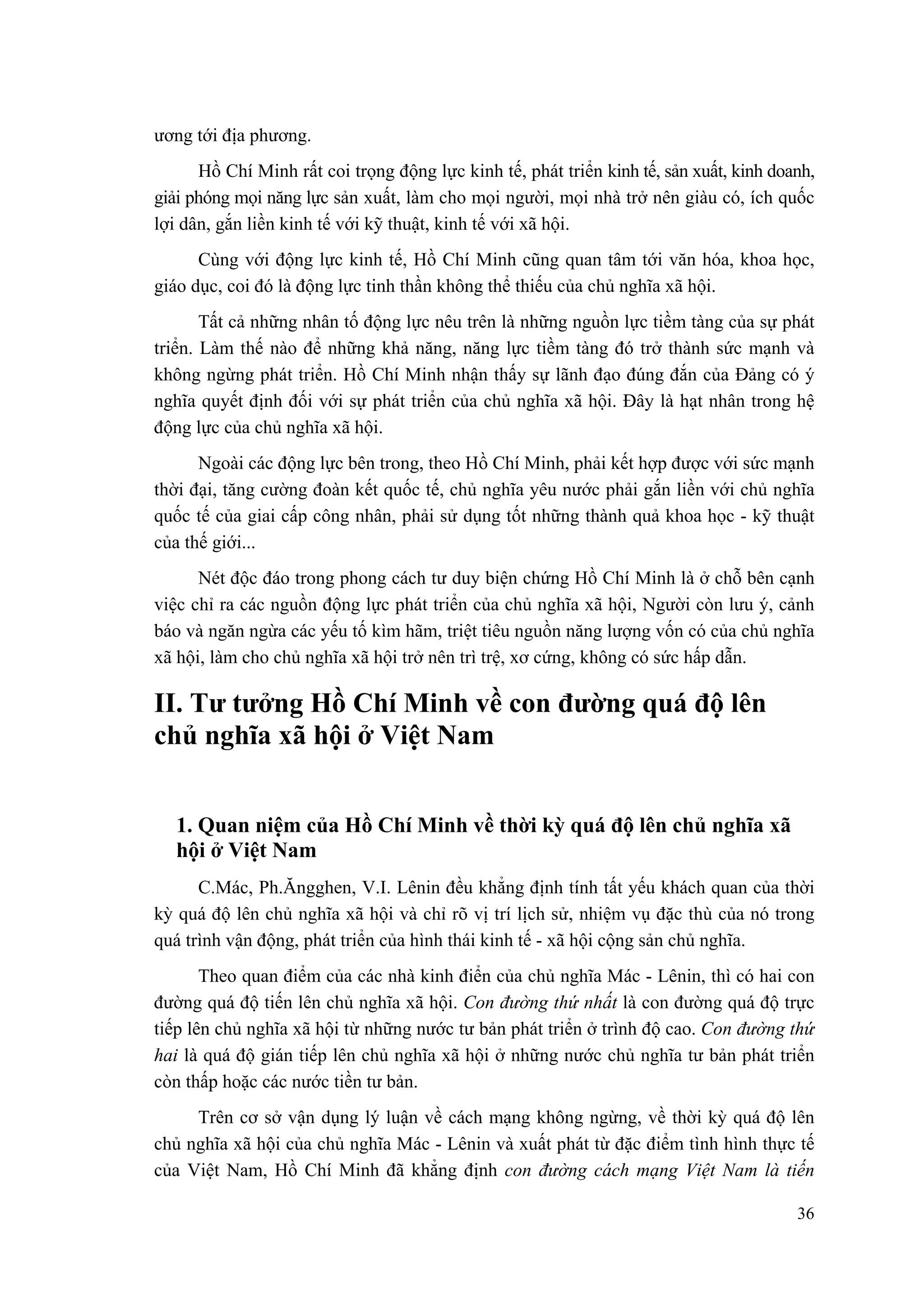 Giáo trình Tư tưởng Hồ Chí Minh | PDF