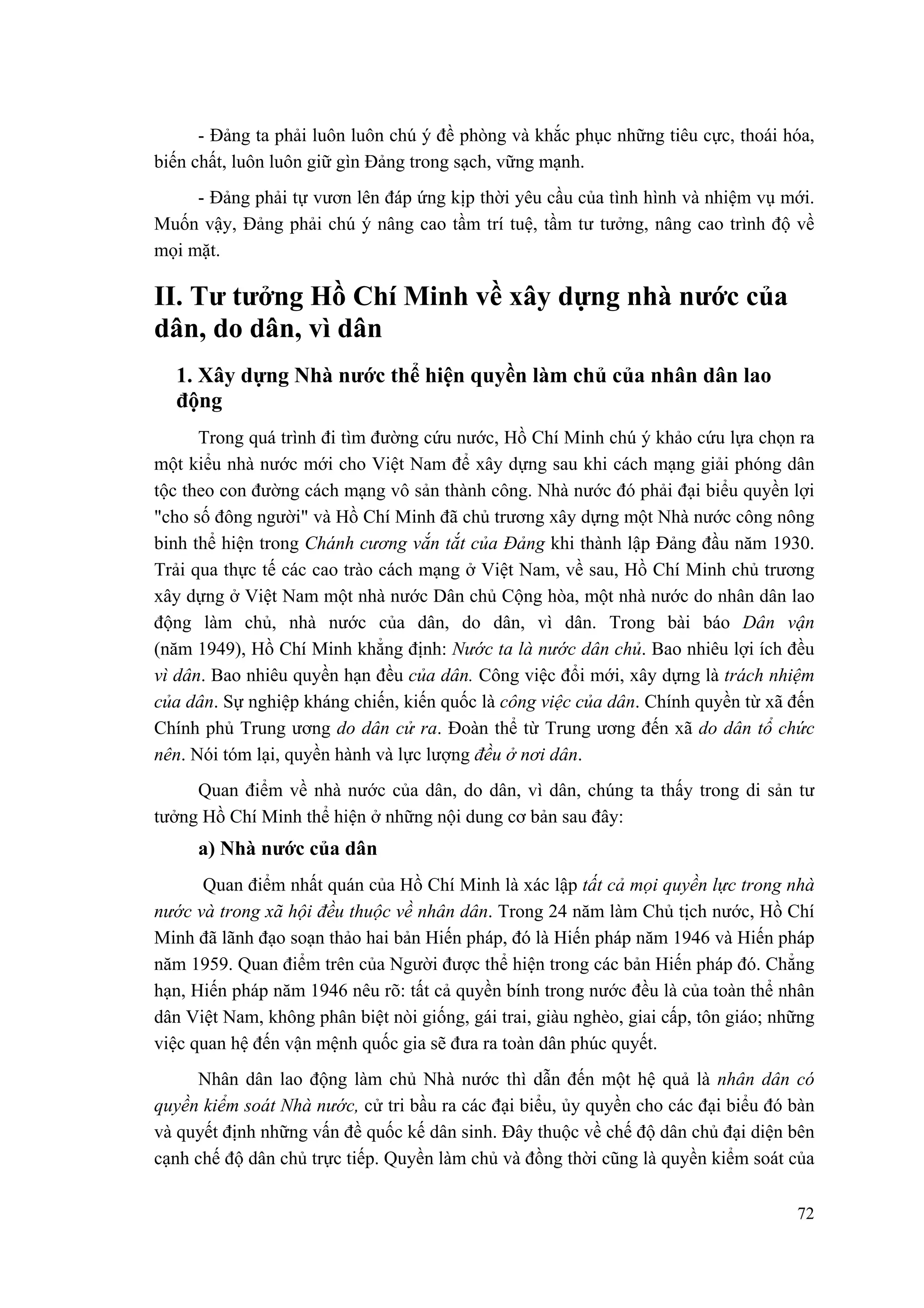 Giáo trình Tư tưởng Hồ Chí Minh | PDF