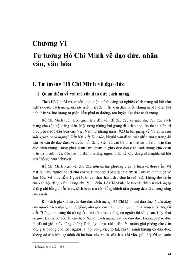 Giáo trình Tư tưởng Hồ Chí Minh | PDF