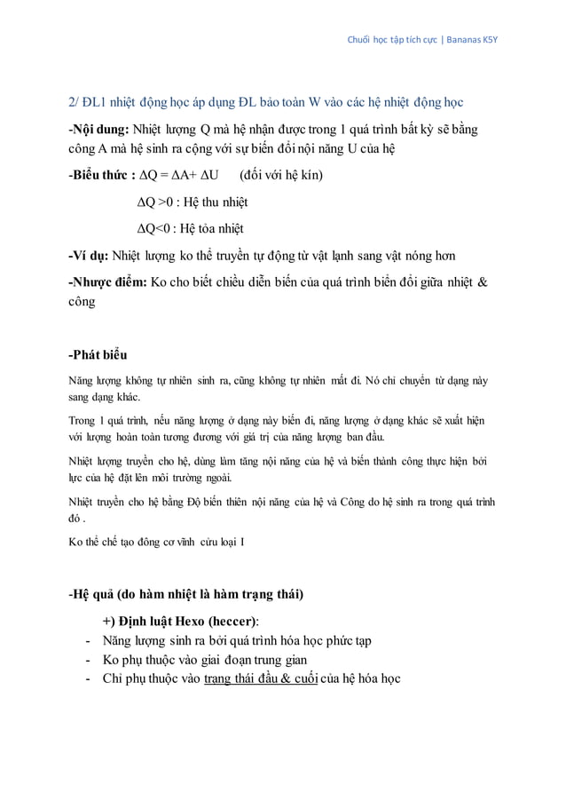 Lý sinh ôn thi 20-21 - For Y Khoa, RHM UMP-VNU | DOCX