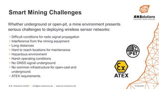 IoT Solutions for Smart Mining by A.N. Solutions | PPT