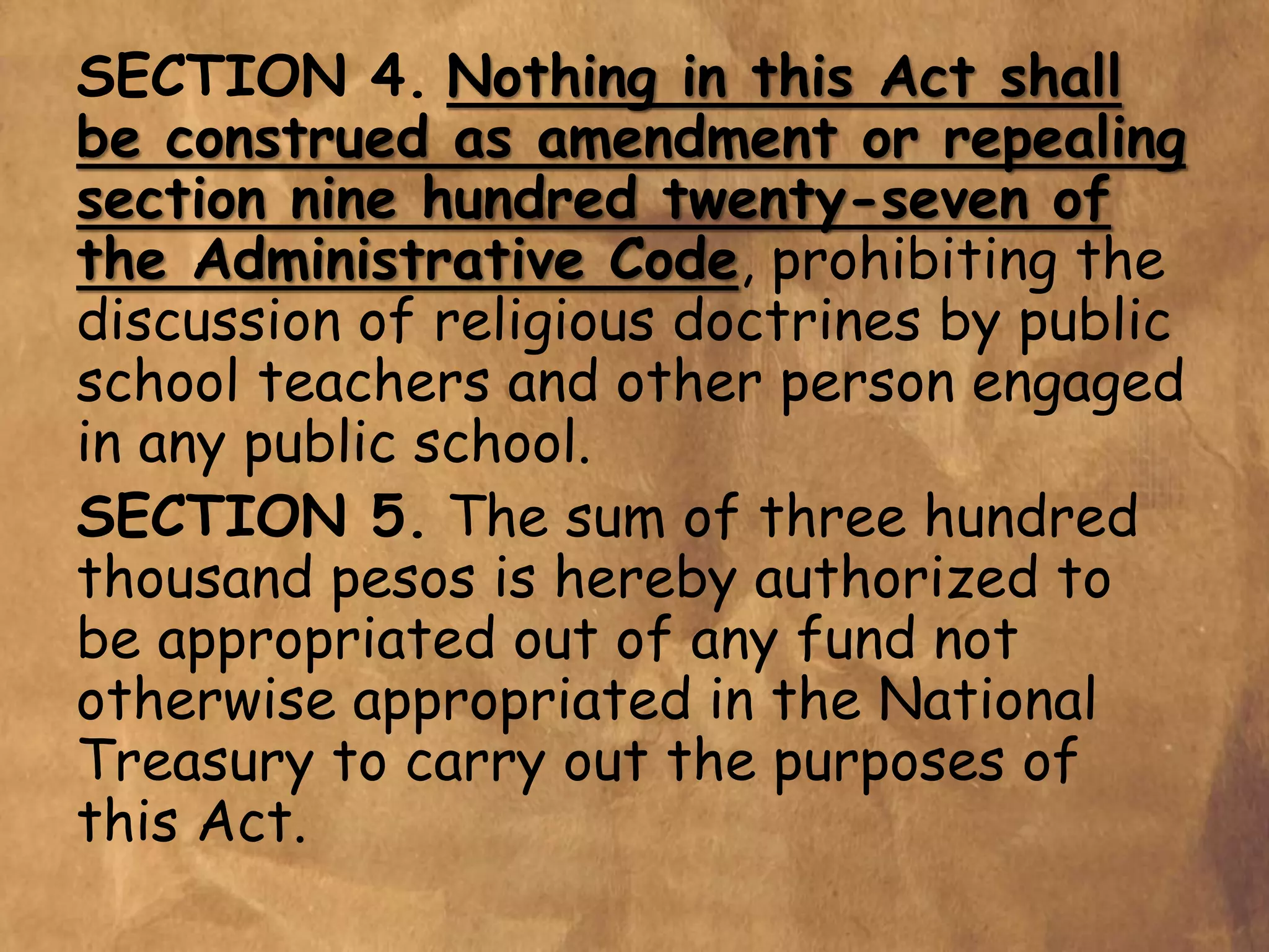 Republic Act No. 1425 (Rizal Law) | PPTX
