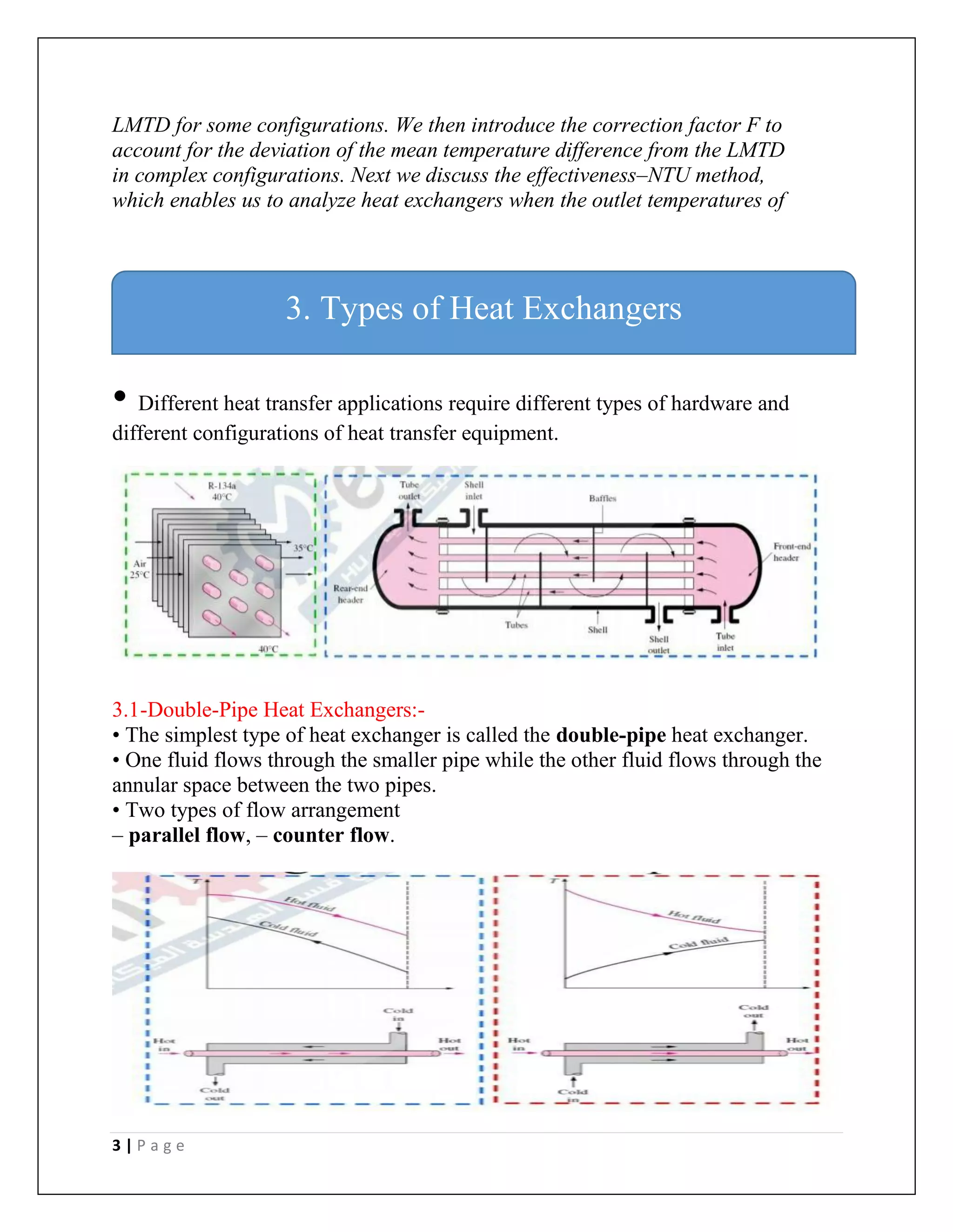 Heat transfer laboratory HEAT EXCHANGERS | PDF