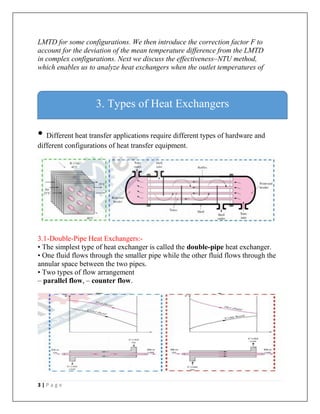 Heat transfer laboratory HEAT EXCHANGERS | PDF
