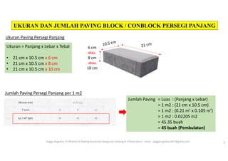 Motif dan Pola Paving True Pave atau Persegi Panjang | PDF