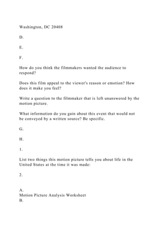 A.Sound Recording Analysis WorksheetB.What is the .docx