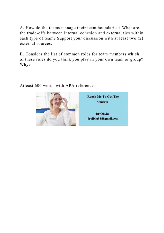 A. How do the teams manage their team boundaries What are the trade.docx