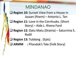 A.3 Literatures from the Regions.ppt