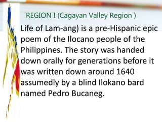 A.3 Literatures from the Regions.ppt | Books and Literature