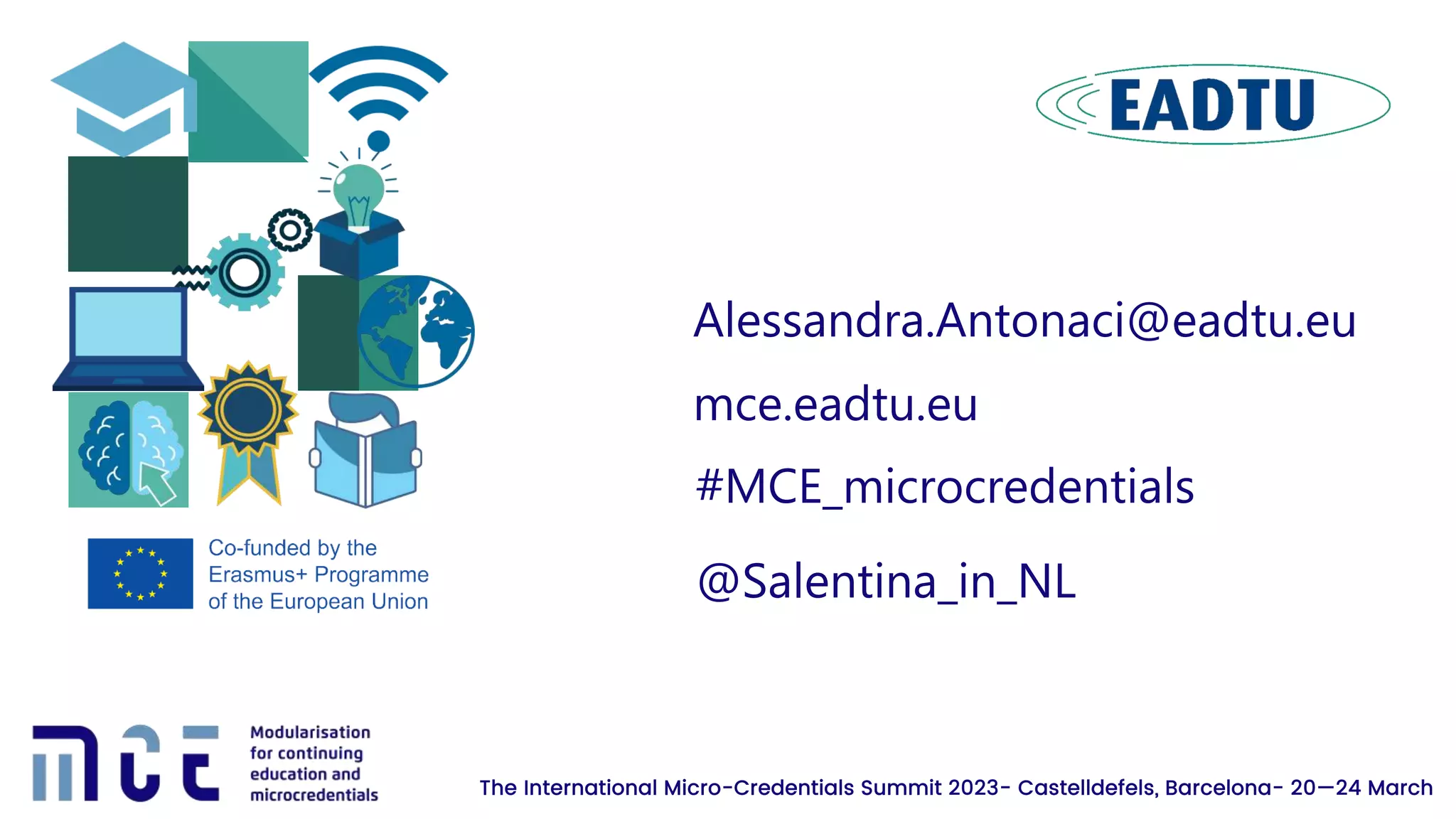 A. Antonaci - Micro-credentials - A European, online, distance perspective | PPT