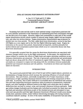 A.Jay, E.S.Todd and G.P.Sallee_JT9D JET ENGINE PERFORMANCE DETERIORATION.pdf