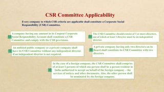 CSR -Corporate Social Resposibility- Companies Act 2013-SJCTNC.pptx ...