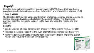 recent development in artificial.liver. in field of biomedical ...