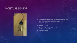 AUTOMATED PLANTING WATERING SYSTEM IN ML | PPT