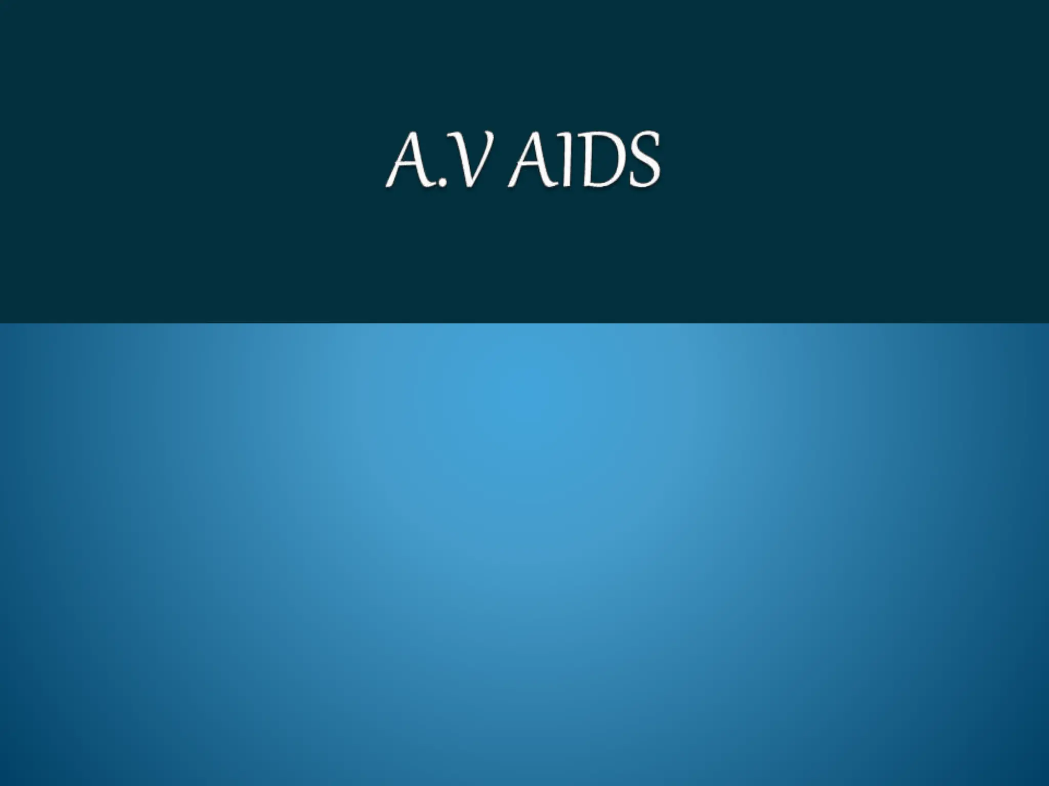 Audio Visual Aids (AV Aids) Audio .pptx | Education