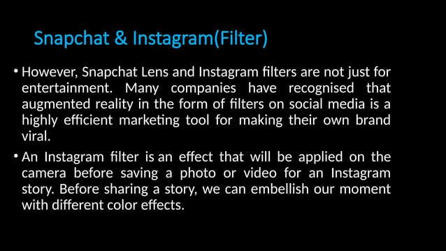 A.i snapchat & instagram introduction........ | PPT
