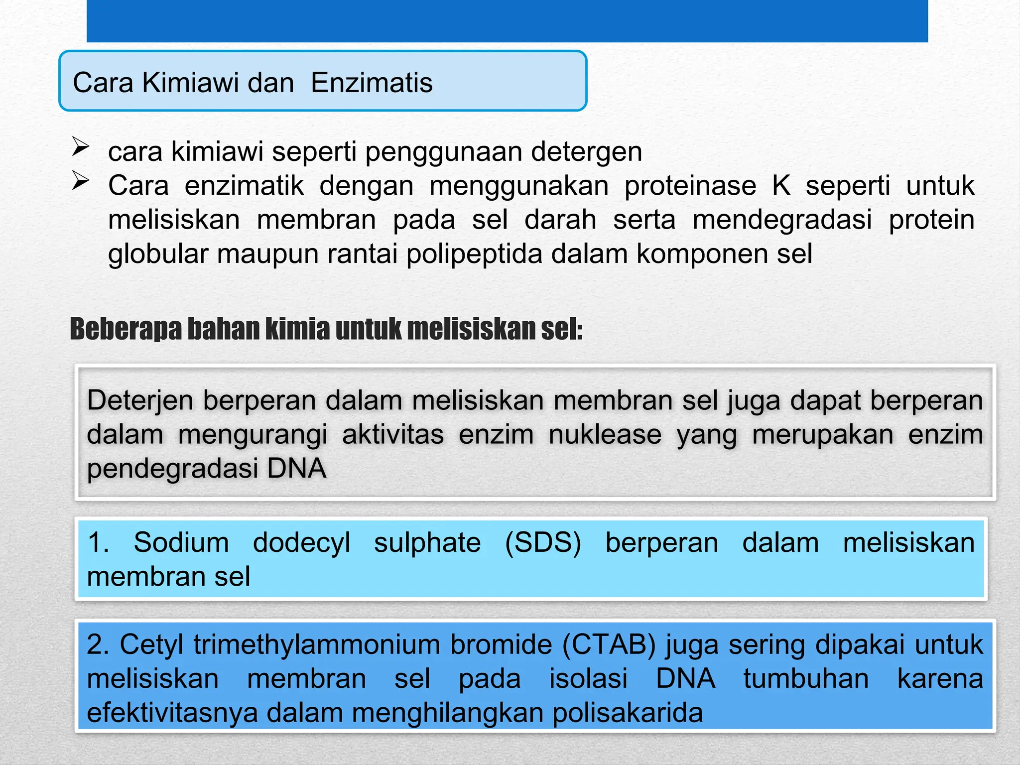 Tahapan Ekstraksi dan Purifikasi DNA, pengukuran kualitas DNA | PPTX