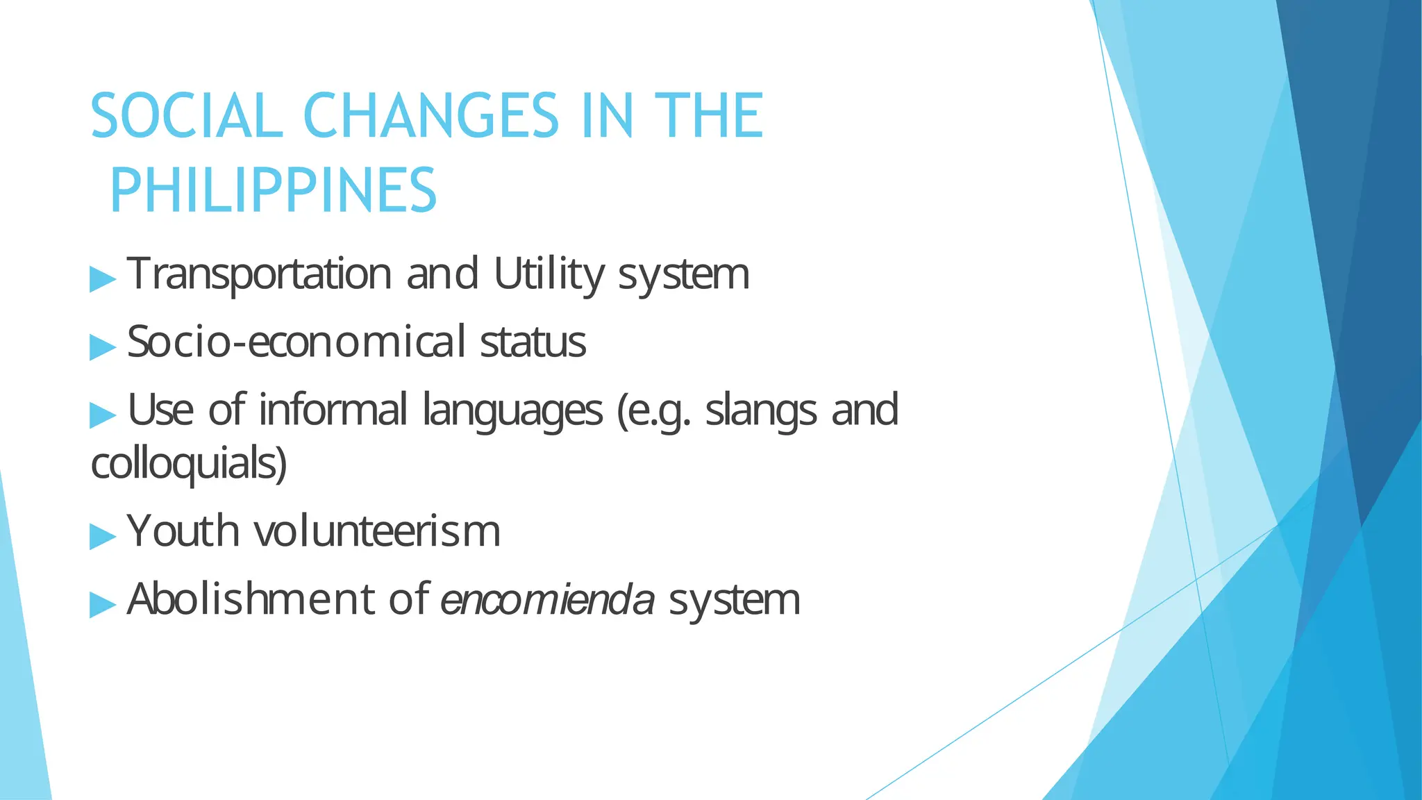 A. 1. Lesson 1 Cultural social and political changes in the philippines ...
