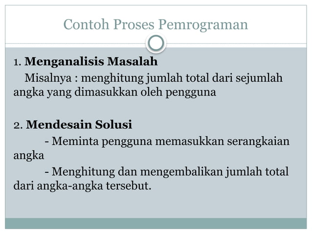 Materi Proses Pemrograman Kelas XI Informatika | PPTX