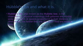 cosmology welcome to my ppt aka a good one | PPTX