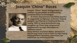 Araling Panlipunan 6- Week 3- Mga karanasan ng Piling Pilipino | PPT