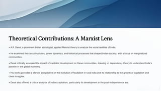A.R. DESAI on is the PPT PRESENTATION.pdf