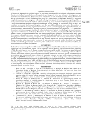 Integrated Approaches to Controlling Typhoid Fever in Uganda ...