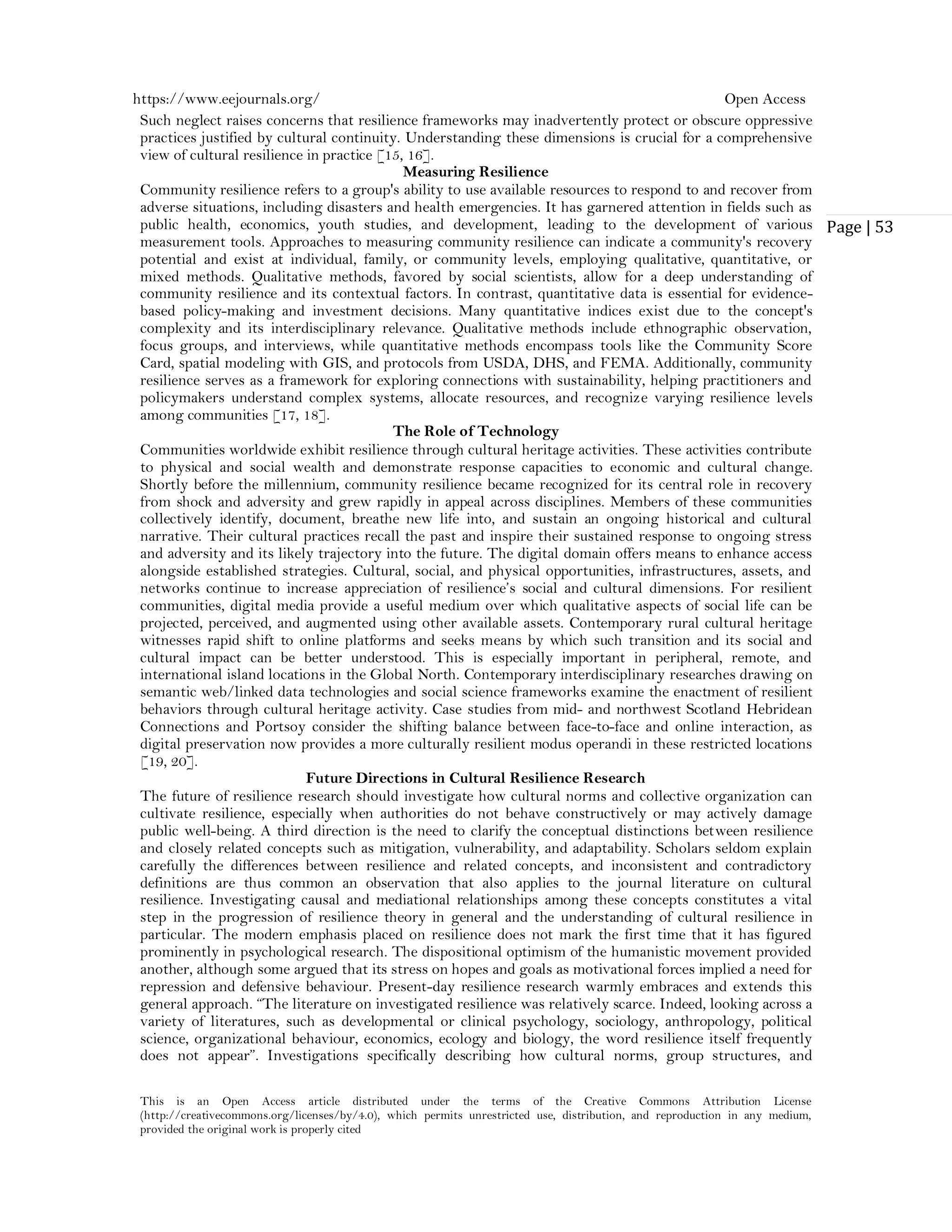 Cultural Resilience: Communities Overcoming Adversity (www.kiu.ac.ug) | PDF