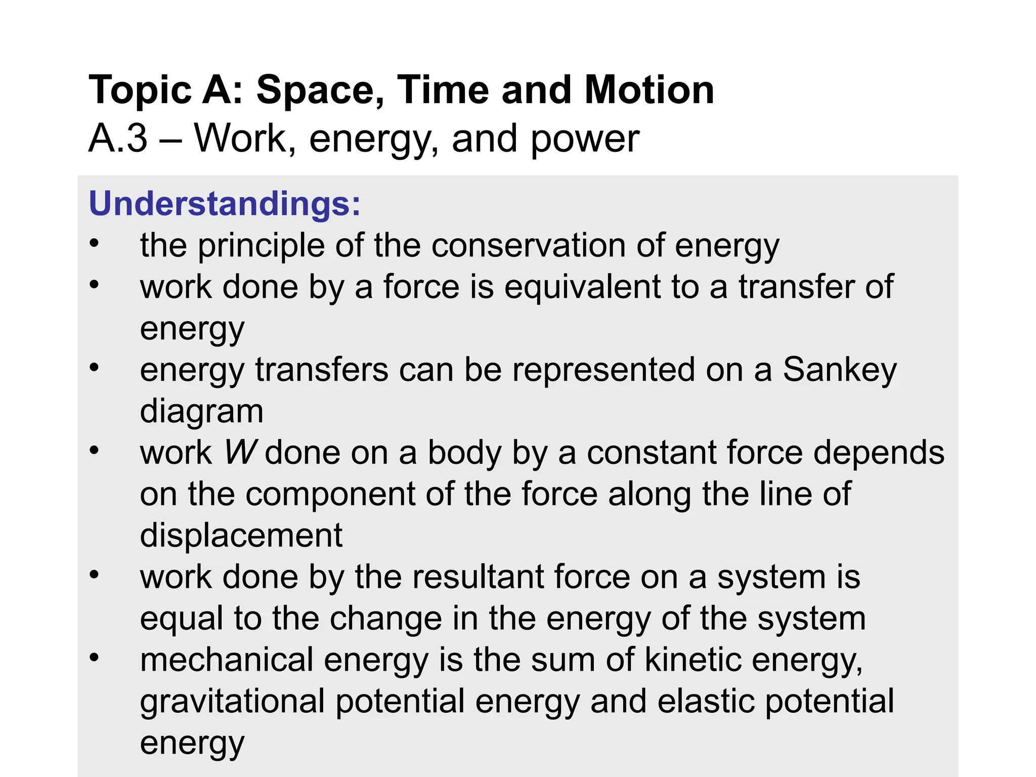 A.3 - Work, Energy and Power.pptx IB DP lesson | PPTX