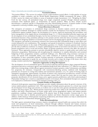 Antimalarial Drug Resistance: A Synthesis of Evidence (www.kiu.ac.ug) | PDF