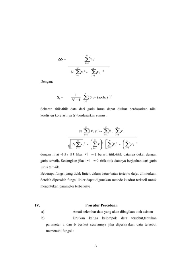 metode kuadrat terkecil | DOC