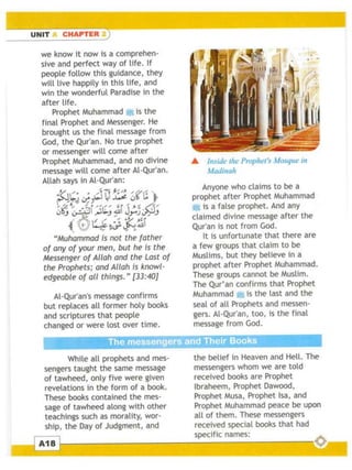 A 2 (prophets & messengers) | PPTX | Islam | Religion & Spirituality