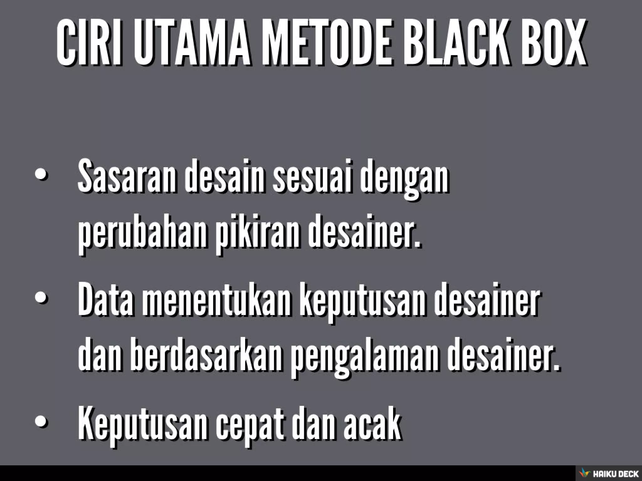 Metode Desain black box | PDF