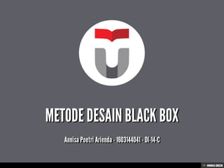 Metode Desain black box | PDF