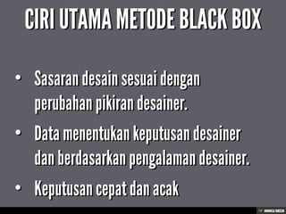 Metode Desain black box | PDF